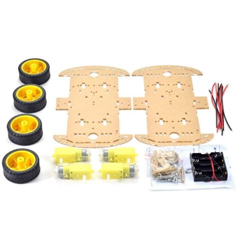 Kit Chasis 4wd Robot