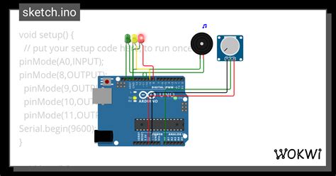 Potensio Wokwi Esp32 Stm32 Arduino Simulator