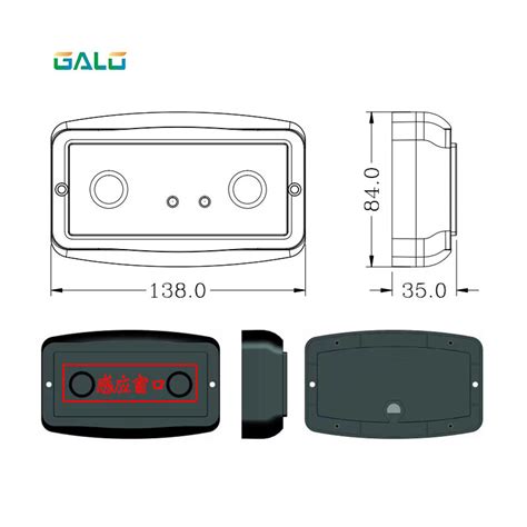 Infrared Radar Vehicle Detector Sensor Replaceable Safety Loop Detector For Gate Barrier Opener