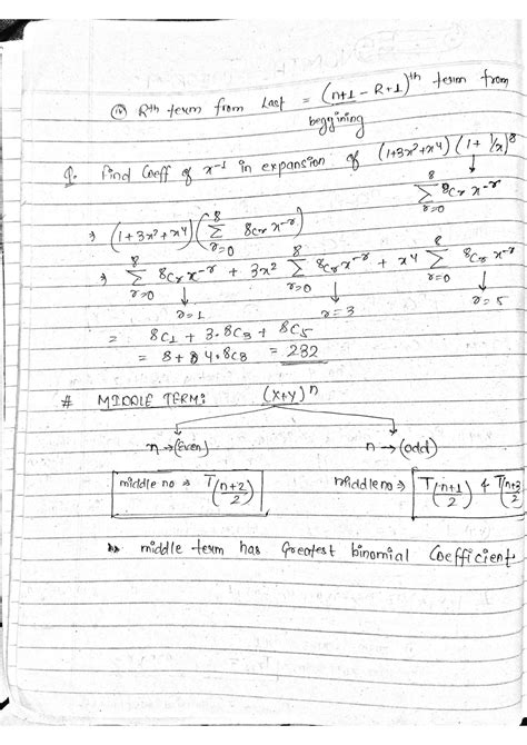 SOLUTION Binomial Theorem For IIT JEE Class NDA Studypool