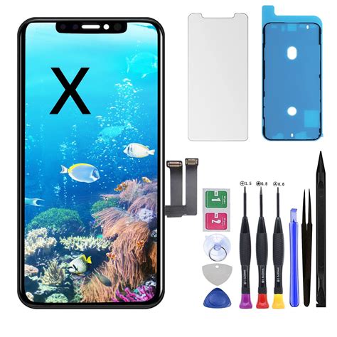 Screen Replacement For Iphone X Oled Display Replacement Kit And 3d Touch Digitizer Lcd Full