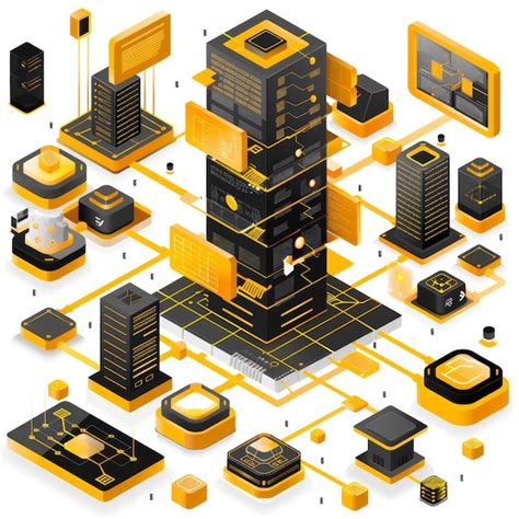 Premium Photo Isometric Big Data Center Concept Big Data Processing And Cloud Computing Vector