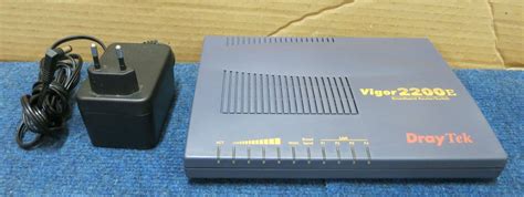 Draytek Vigor 2200e 4 Port Broadband Vpn Firewall Router Switch