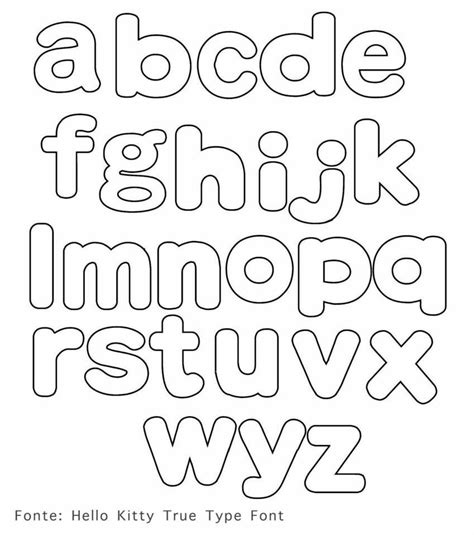 Letras Em Feltro Molde Ver E Fazer