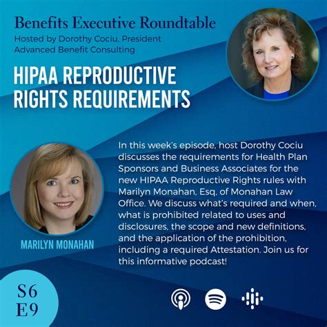 S6e9 Hipaa Reproductive Rights Requirements Advanced Benefit Consulting