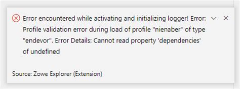 Init Error In Some Cases With Weird Profiles Issue Zowe Zowe Explorer Vscode GitHub