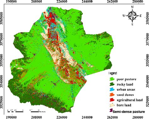 Land Use Map Produced By Kohonen Neural Network Download Scientific Diagram
