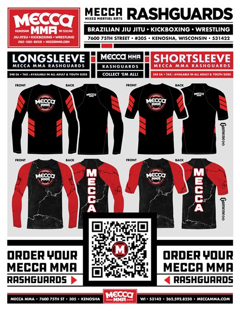 Official Mecca Mma Training Gear Uniforms And Apparel