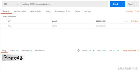 使用springboot集成kaptcha实现简单的登录验证 掘金