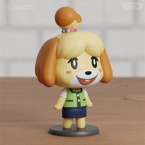 3d File Isabelle Chibi Animel Crossing Cute Easy Print 🐉 ・3d Printing Design To Download・cults