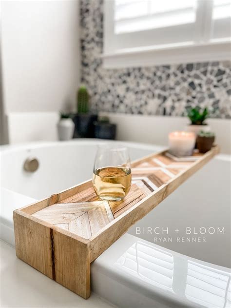 Birch Bloom Bathtub Tray Artofit