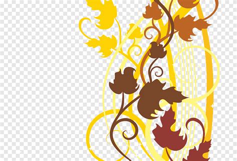 유클리드 가을 단풍 수채화 잎 잎 Png Pngegg