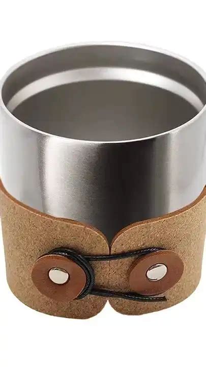 Leather Coffee Dripper Sleeve Coffee Leather Ring Reusable Intimate