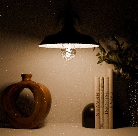 How To Use Light Path Node To Hide Noise From A Bulb Lighting And