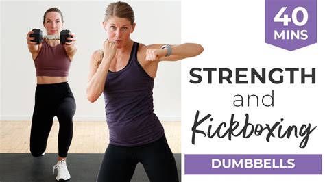 40 Minute Strength Circuits Cardio Kickboxing Workout Cardio