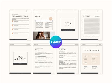 Client Onboarding Guide Template Canva Template New Client Welcome Packet Client Contracts