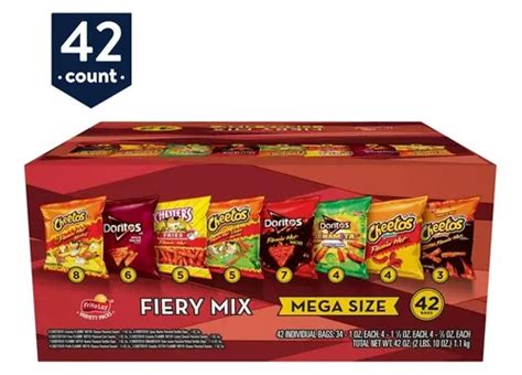 Papitas Americanas Frito Lay Flamin Hot Caja Con 42 Pz En Venta En