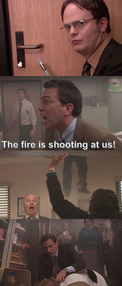 And Literally Everyone During Dwights Fire Drill 23 The Office