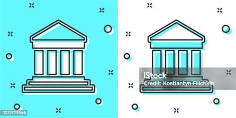 아테네 아크로폴리스 녹색과 흰색 배경에 고립 된 그리스 아이콘에서 검은 라인 파르테논 그리스 고대 국가 랜드 마크 임의동적 모양 벡터 파르테논 신전에 대한 스톡 벡터 아트