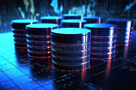 Server Database Technology Data Management In The Digital Age Stock