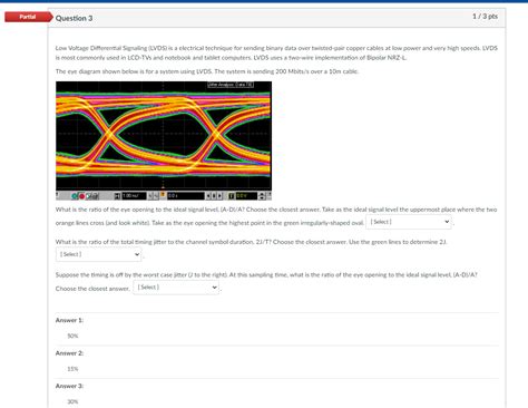 Low Voltage Differential Signaling LVDS Is A Chegg Com