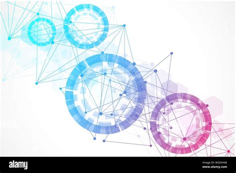 Big Data Visualization Background Modern Futuristic Virtual Abstract Background Science