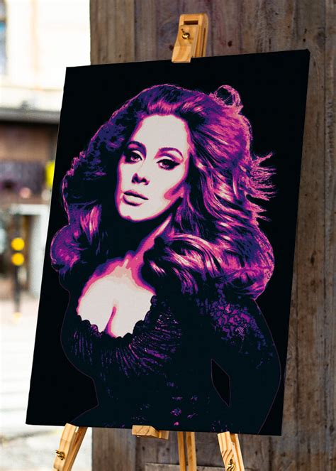 Adele Retro Posters And Prints By Wahyuart Printler