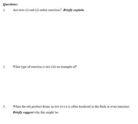 Solved Chromium The Highest Oxidation State Of Chromium Is