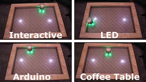 Interactive Led Table With Proximity Detection At James Piazza Blog