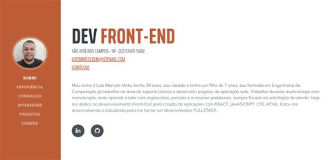 GitHub luizmarcelolm Portfolio Portifólio informações de contato experiências e