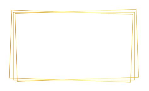 Gold Frame Border Png 21630374 Png