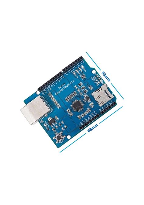 Arduino Ethernet Shield Wiznet W5500 33v Spı Tcpıp Udp Network Ağ Lan Haberleşme İnternet Iot