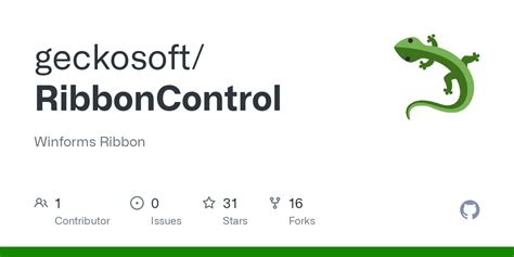 github geckosoft ribboncontrol winforms ribbon