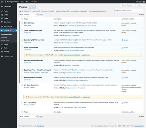 Help Testing Wordpress Auto Updates Feature Plugin Version 0 4 🌹 Make Wordpress Test