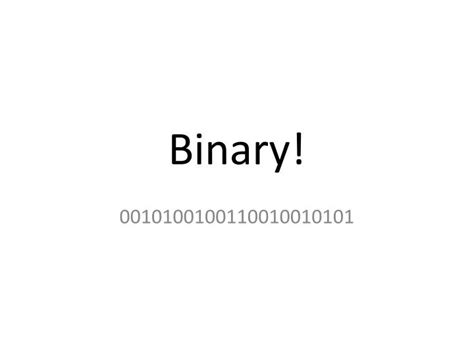 ppt binary powerpoint presentation free download id 2658592