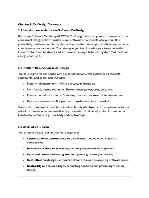 Chapter 2 Hardware Software Co Design Pdf Software Computer Hardware