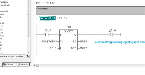 شرح timers داخل siemens plc موقع الهندسة الكهربية
