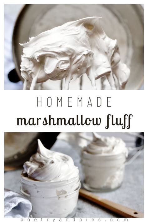 Homemade Marshmallow Fluff — Poetry And Pies Marshmallow Fluff Recipes
