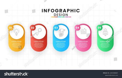 Business Data Process Chart Concept Square Stock Vector Royalty Free Shutterstock