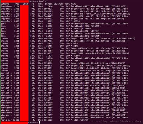 Linux下查看端口占用 Linux 查看端口张永 Csdn博客