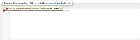 Php Por Que No Me Sale La Condicion If Exists En Mysql Stack