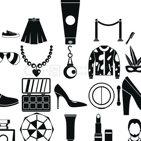 25免抠元素 狂热的图标集简单的一套25 Craze矢量图标在白色背景上隔离的网络狂热图标集，简约风格 素材免费下载 1500像素 Eps格式 编号38147406 千图网