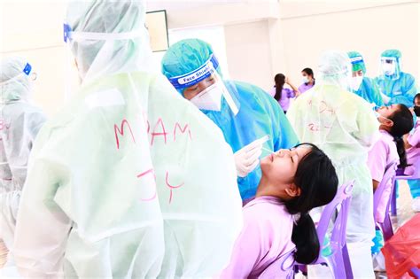 กิจกรรมการตรวจ Atk โรงเรียนท้ายเหมืองวิทยา