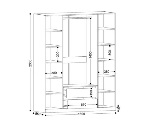 «Николь Ивару Шкаф с ящиками 4 х створчатый м 24 от Ивару купить по цене 44370 руб с
