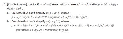 10 12 7 5 Points Let S If X Chegg Com