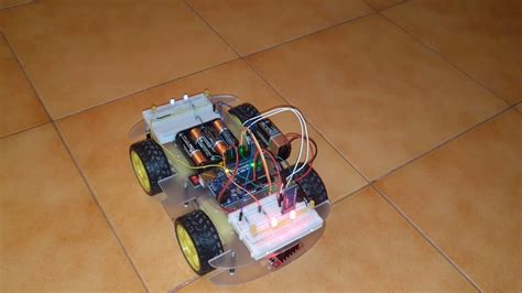Arduino Robot Car Bluetooth With Diode Led YouTube