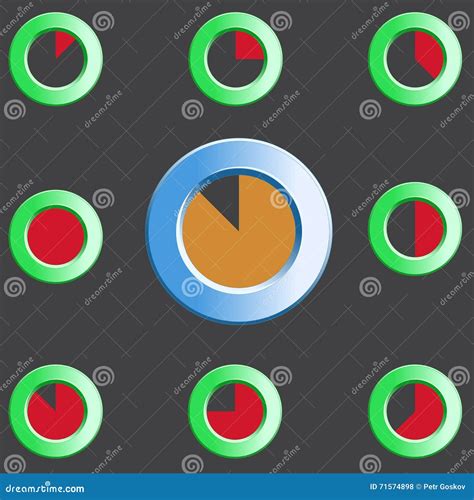 Round Preloader Animation Frame Stock Vector Illustration Of Rotating
