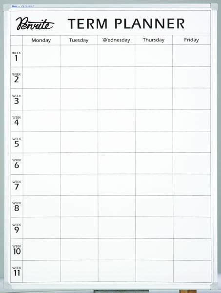 Quartet Penrite Term Planner Board 900 X 1200mm Artofit
