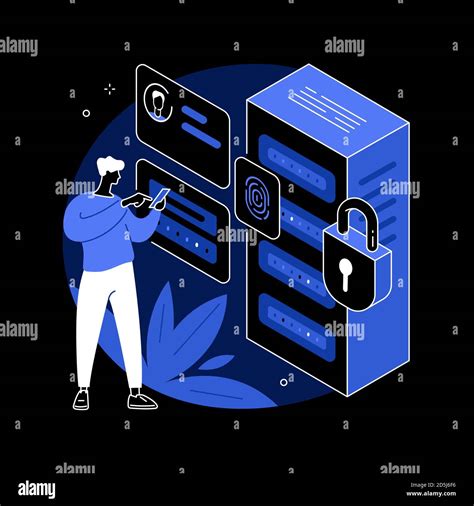 Data Protection Abstract Concept Vector Illustration Stock Vector Image