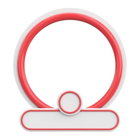 Premium Photo Profile Frame For Social Media 3d Illustration